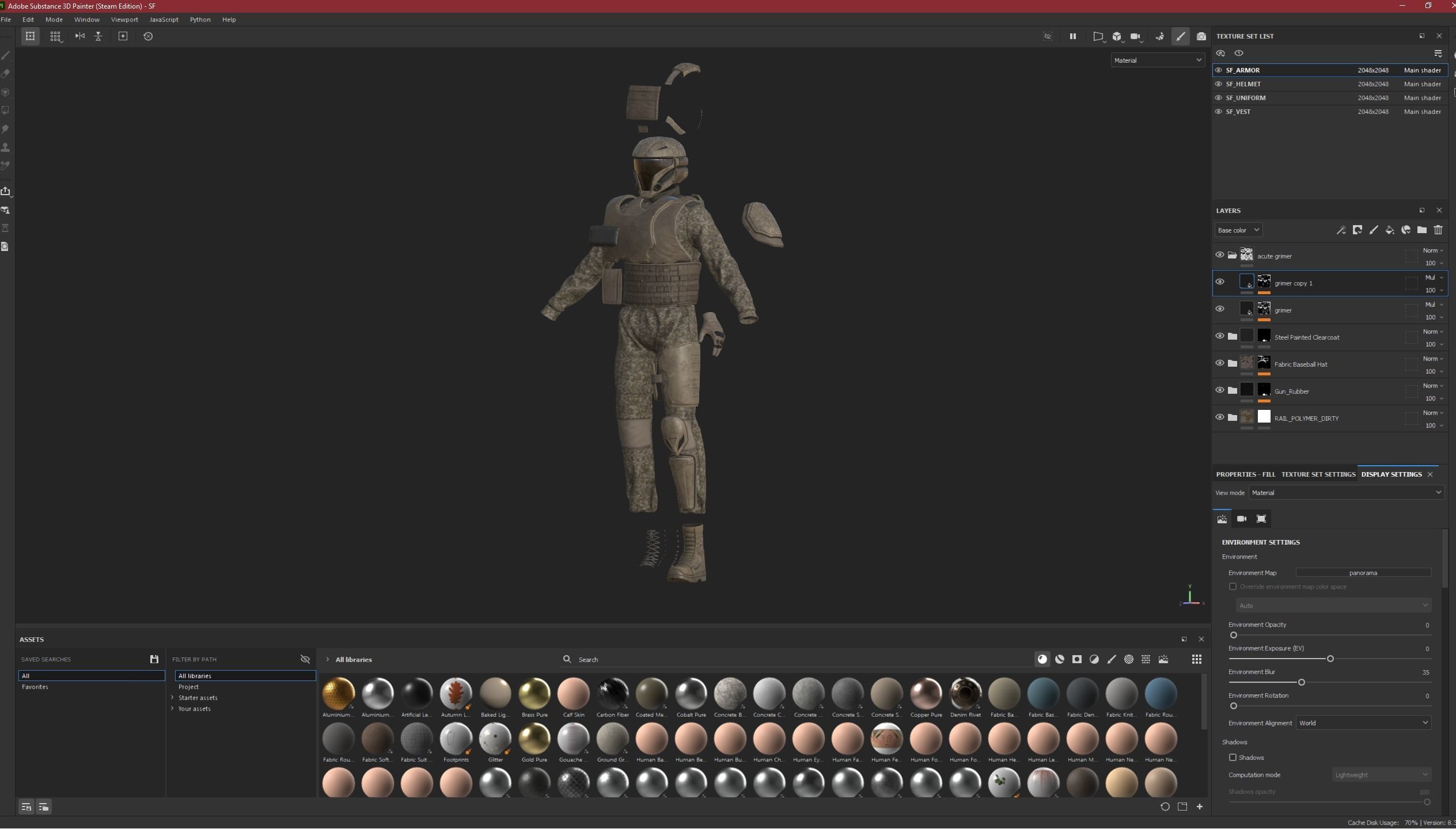 3D model Special Forces Military Soldier - UE4 Skeleton VR / AR / low ...