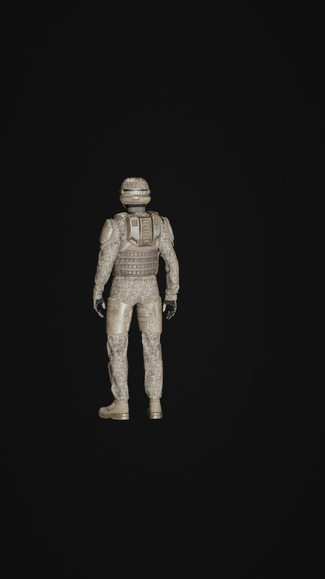 3D model Special Forces Military Soldier - UE4 Skeleton VR / AR / low ...