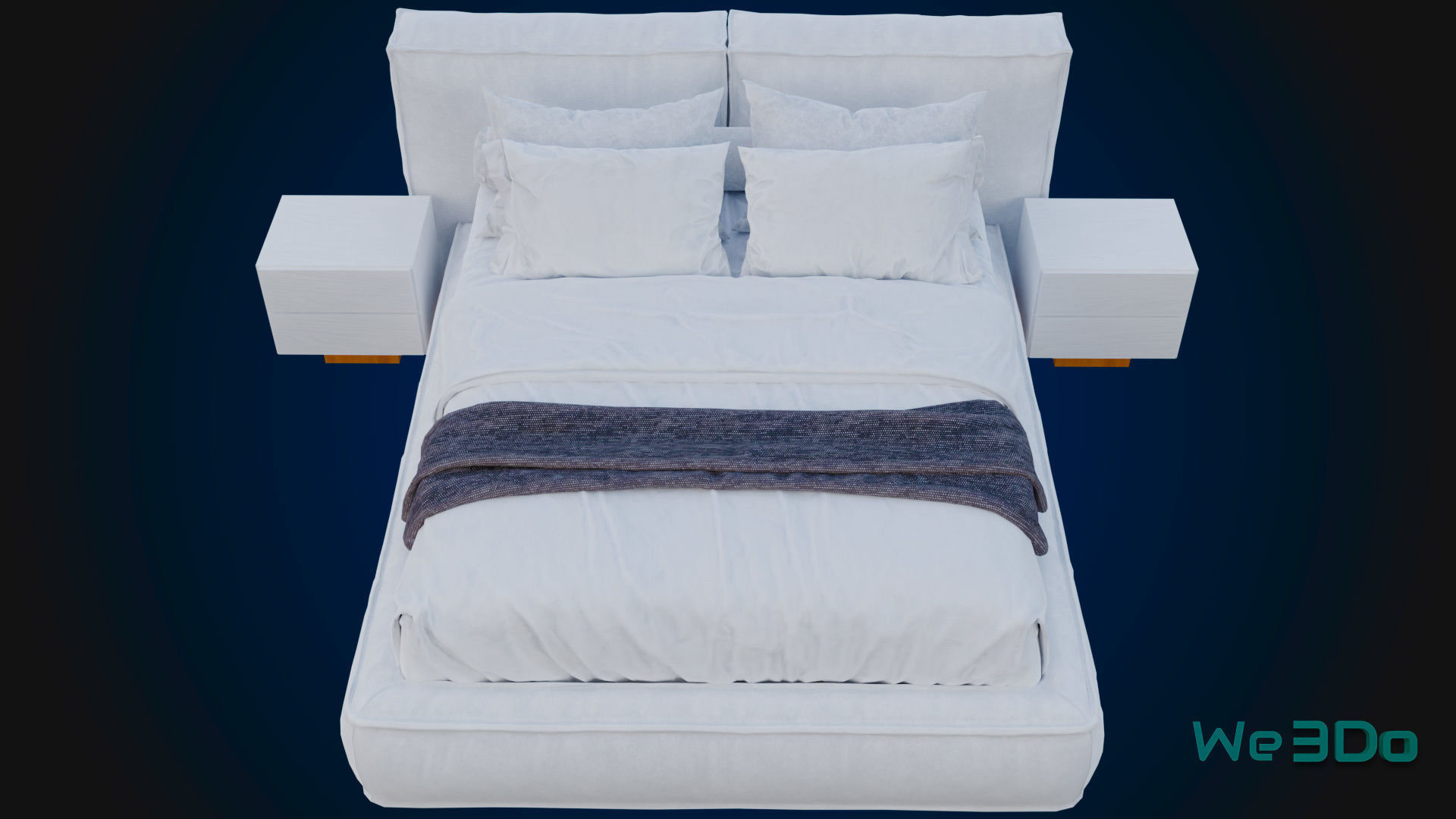 3D Model Collection Modern Beds Pack - Low Poly VR / AR / low-poly ...