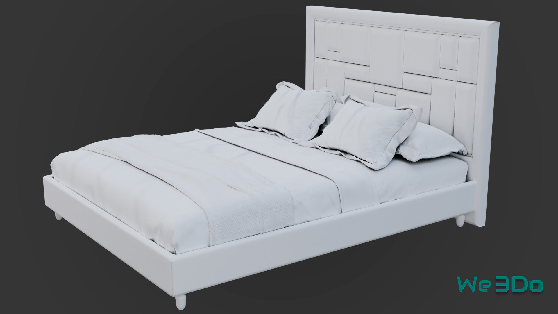 3D Model Collection Modern Beds Pack - Low Poly VR / AR / low-poly ...