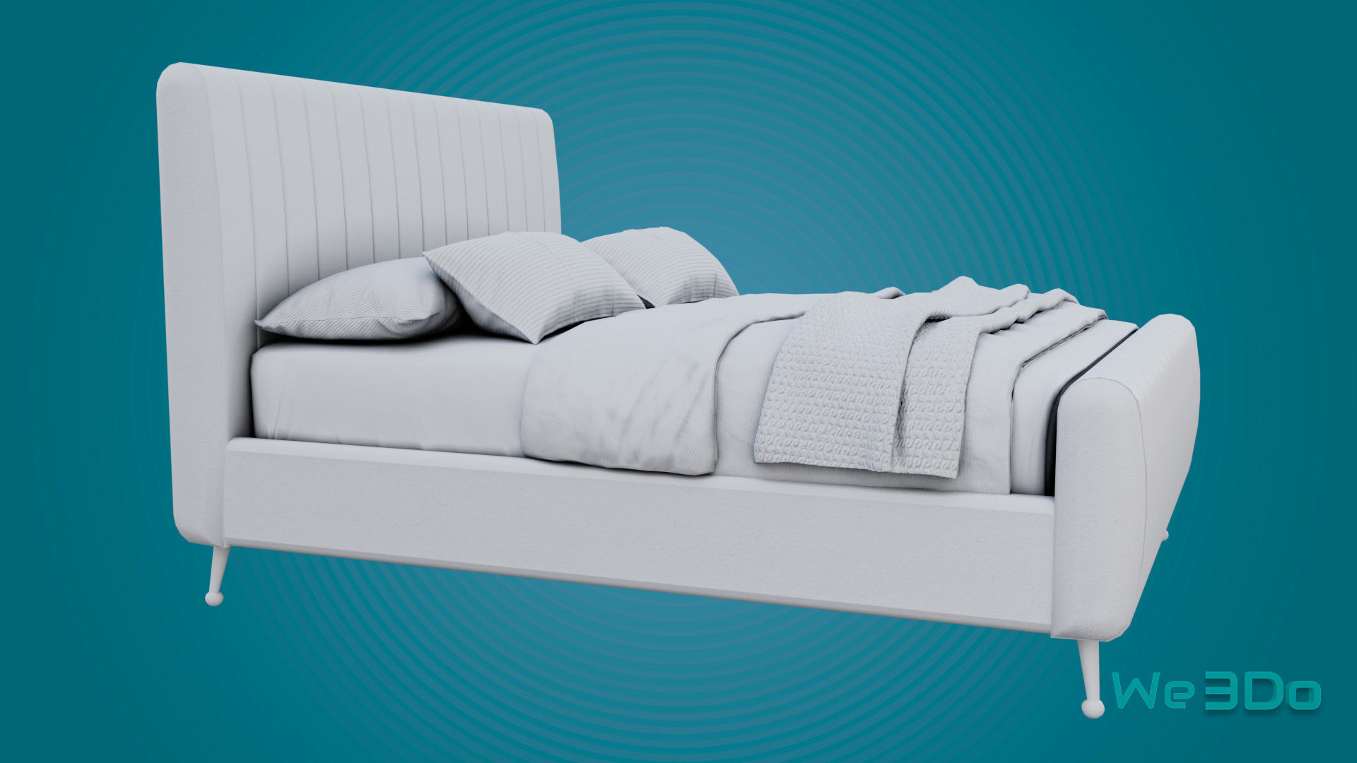 3D Model Collection Modern Beds Pack - Low Poly VR / AR / low-poly ...