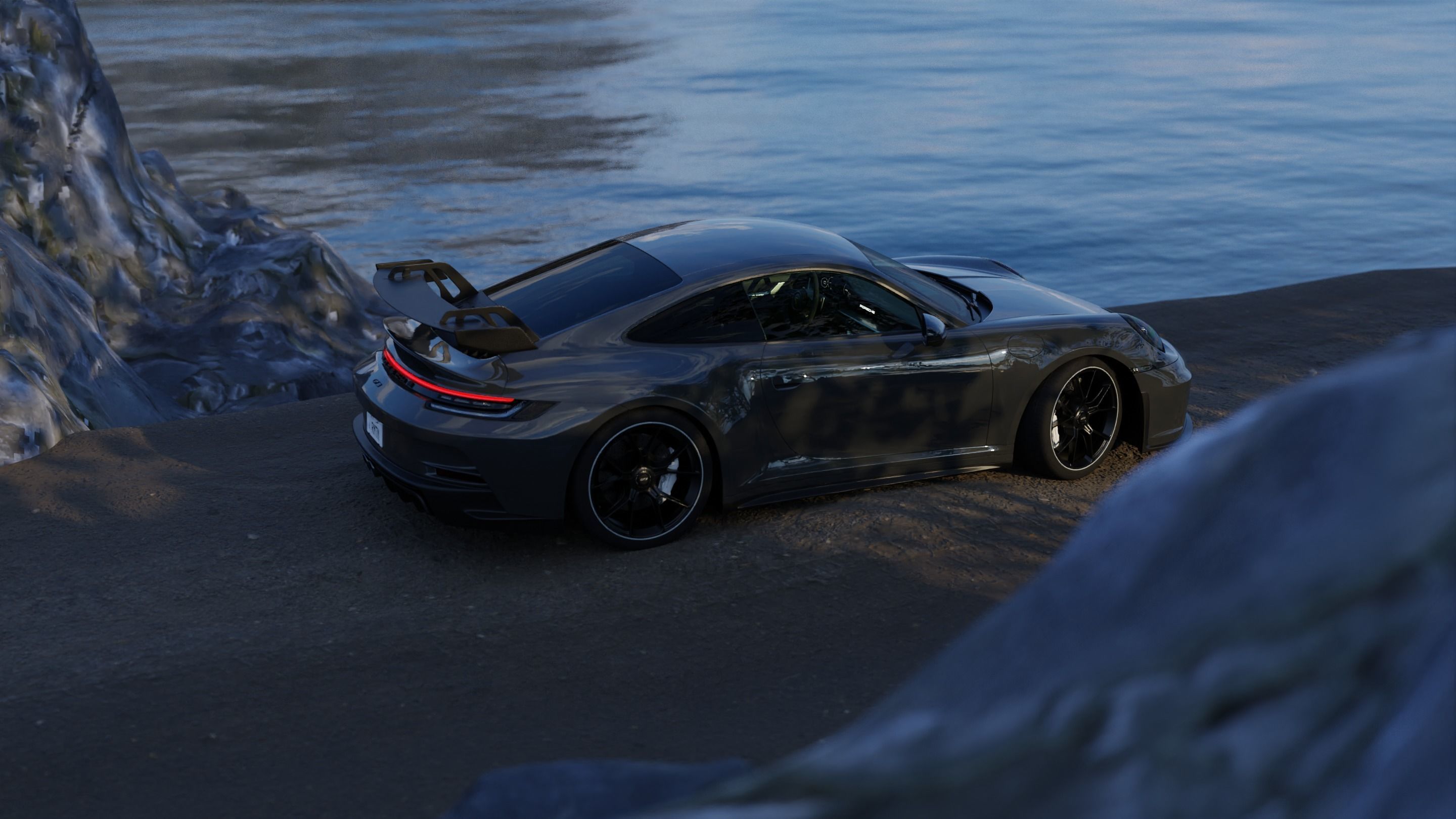 Automotive Render Scene 3D Blender File Textured 3D model | CGTrader