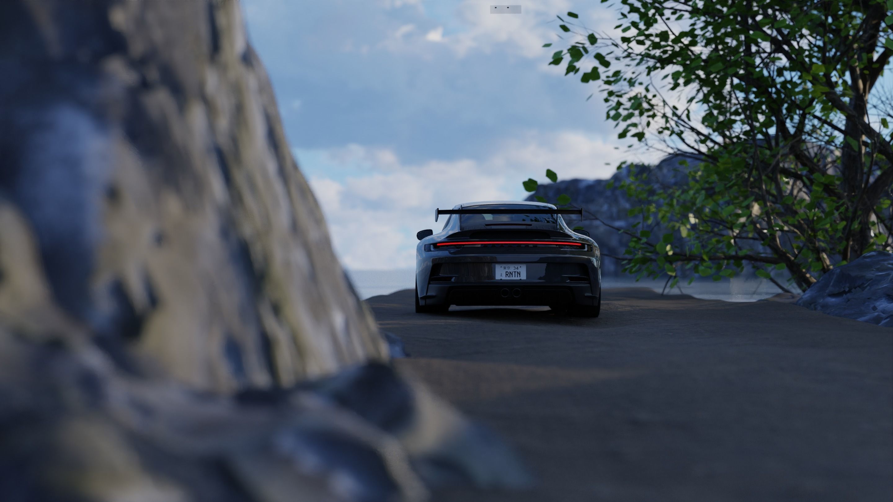 Automotive Render Scene 3D Blender File Textured 3D model | CGTrader