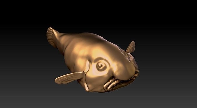 Blobfish 3D model 3D printable | CGTrader