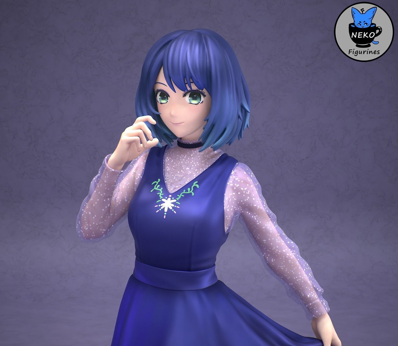 Akane Kurokawa - OSHI NO KO Anime Figurine STL 3DPrinting 3D model 3D ...