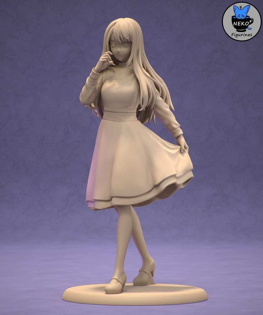 Akane Kurokawa - OSHI NO KO Anime Figurine STL 3DPrinting 3D model 3D ...
