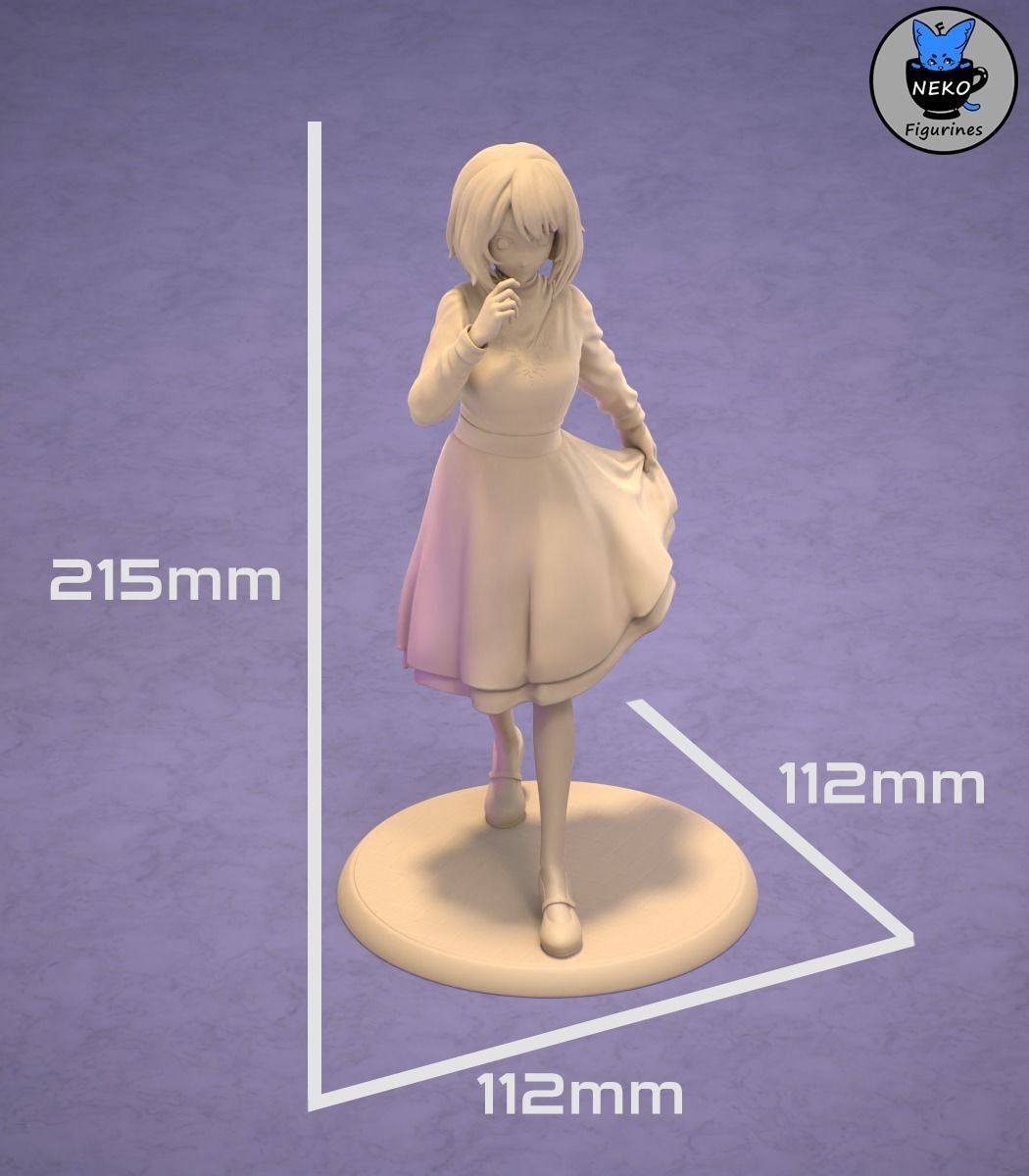 Akane Kurokawa - OSHI NO KO Anime Figurine STL 3DPrinting 3D model 3D ...