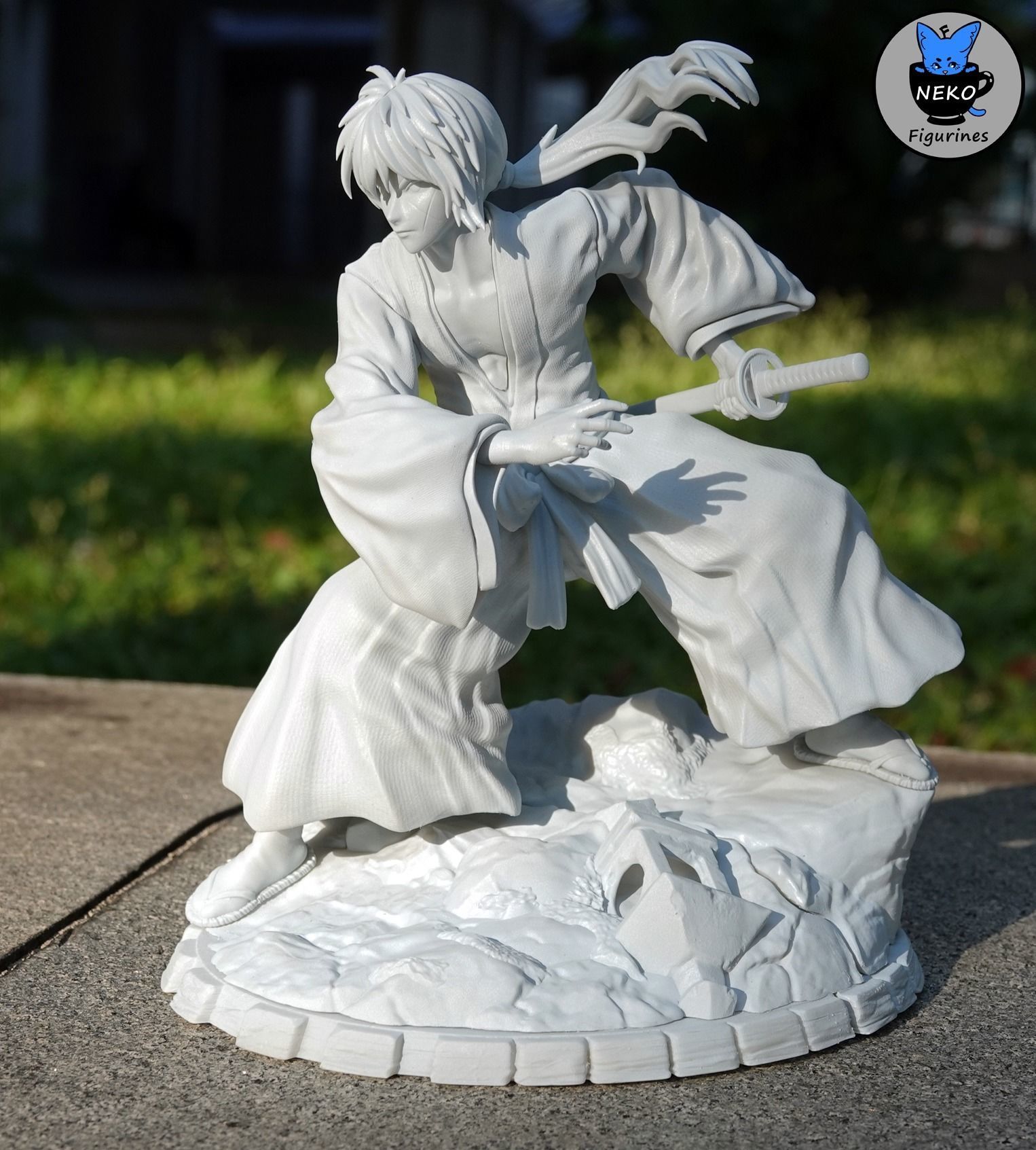 Himura Kenshin - Rurouni Kenshin Anime Figurine for 3d Printing 3D ...