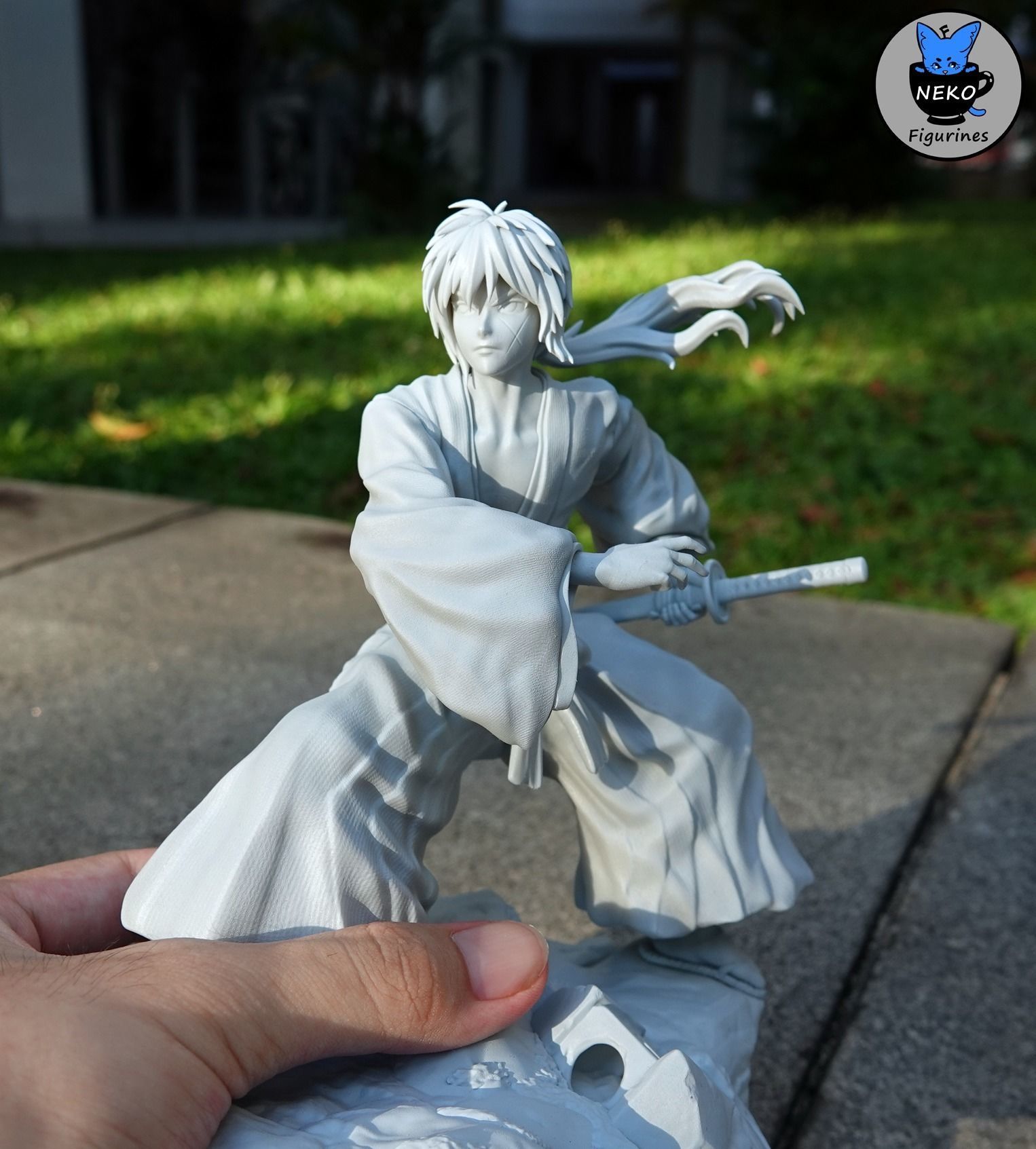 Himura Kenshin - Rurouni Kenshin Anime Figurine for 3d Printing 3D ...