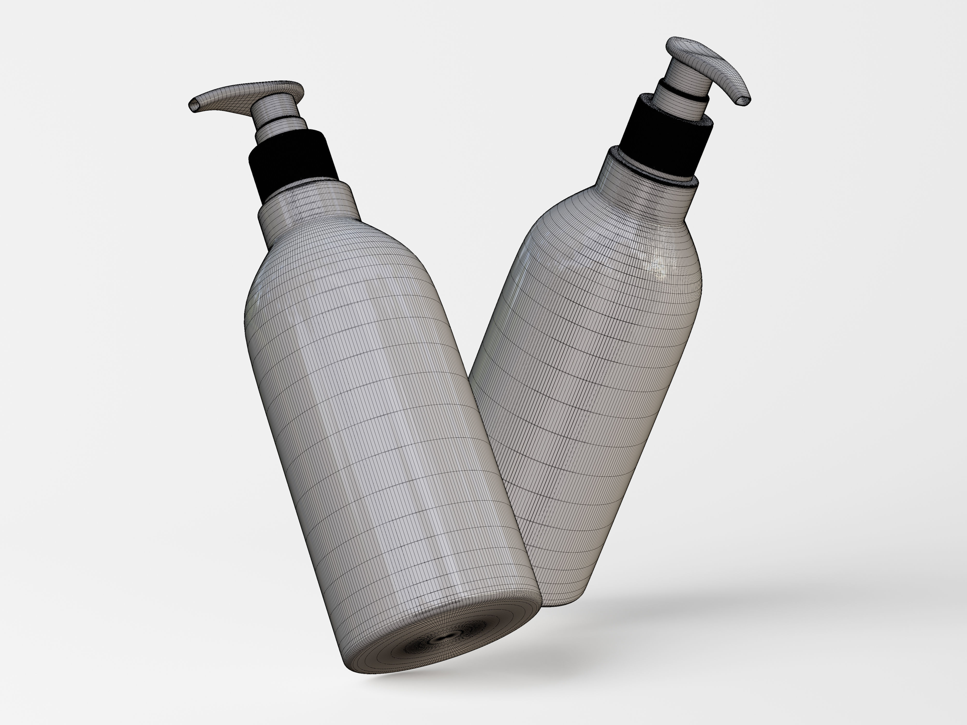 3D model Plastic opaque cream bottle VR / AR / low-poly | CGTrader