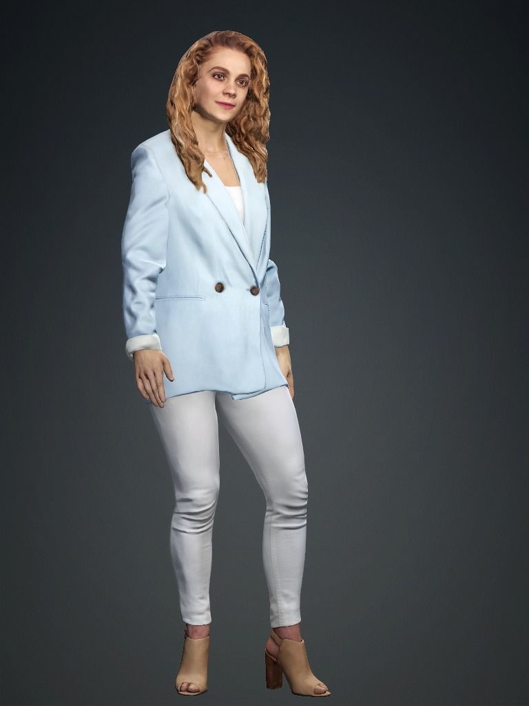 Rigged Blender Female-A 3D Model 3D model animated rigged | CGTrader