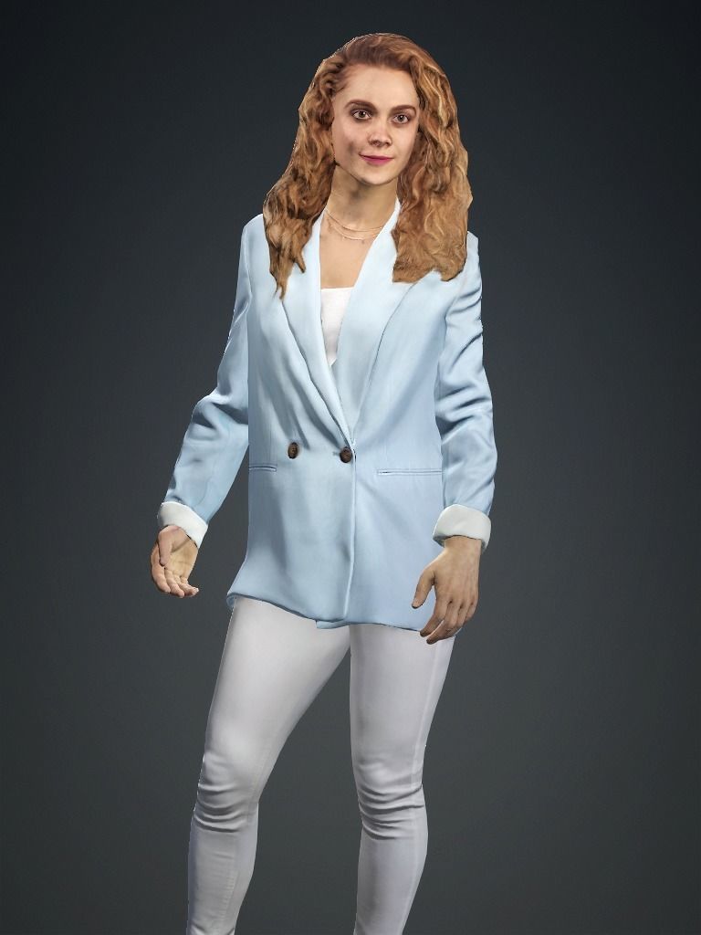 Rigged Blender Female-A 3D Model 3D model animated rigged | CGTrader