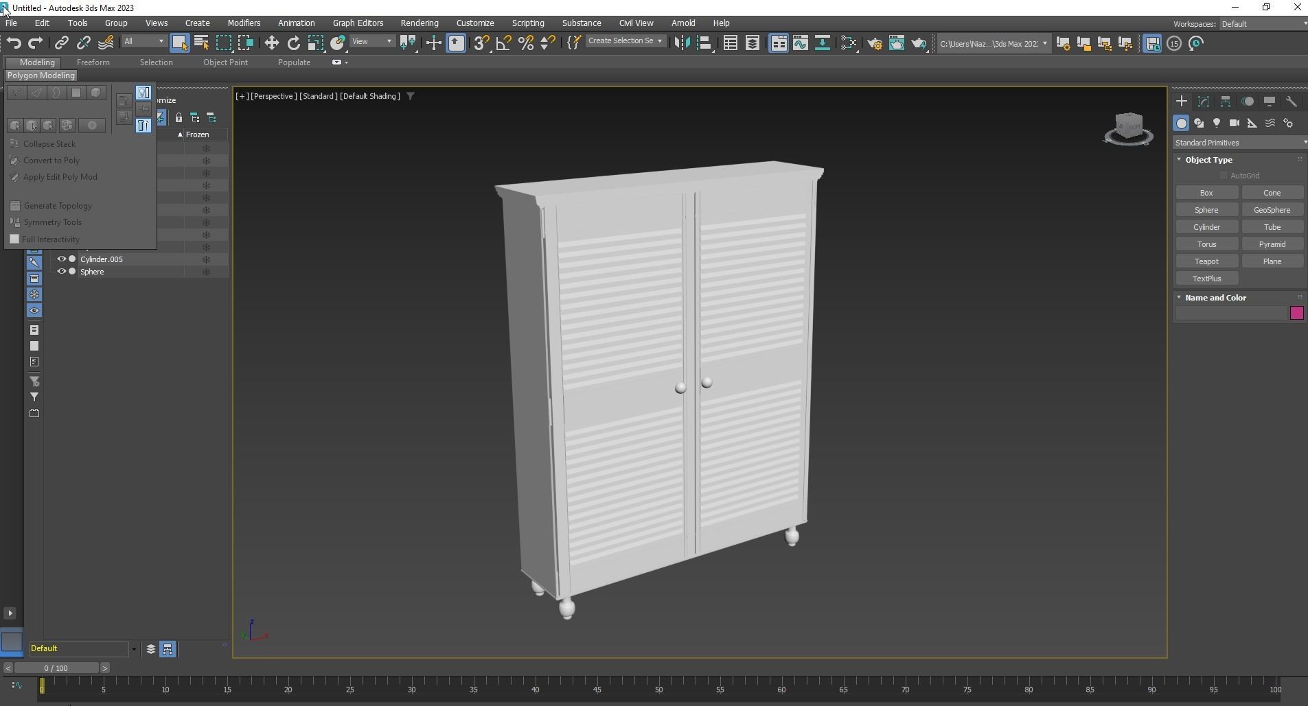 3D model Drawing Room Cabinet VR / AR / low-poly | CGTrader