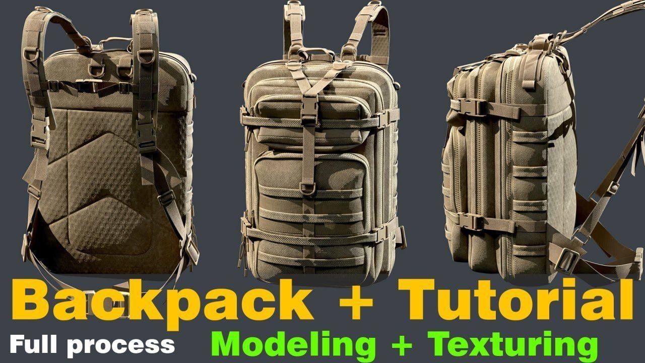 Backpack 3D model | CGTrader