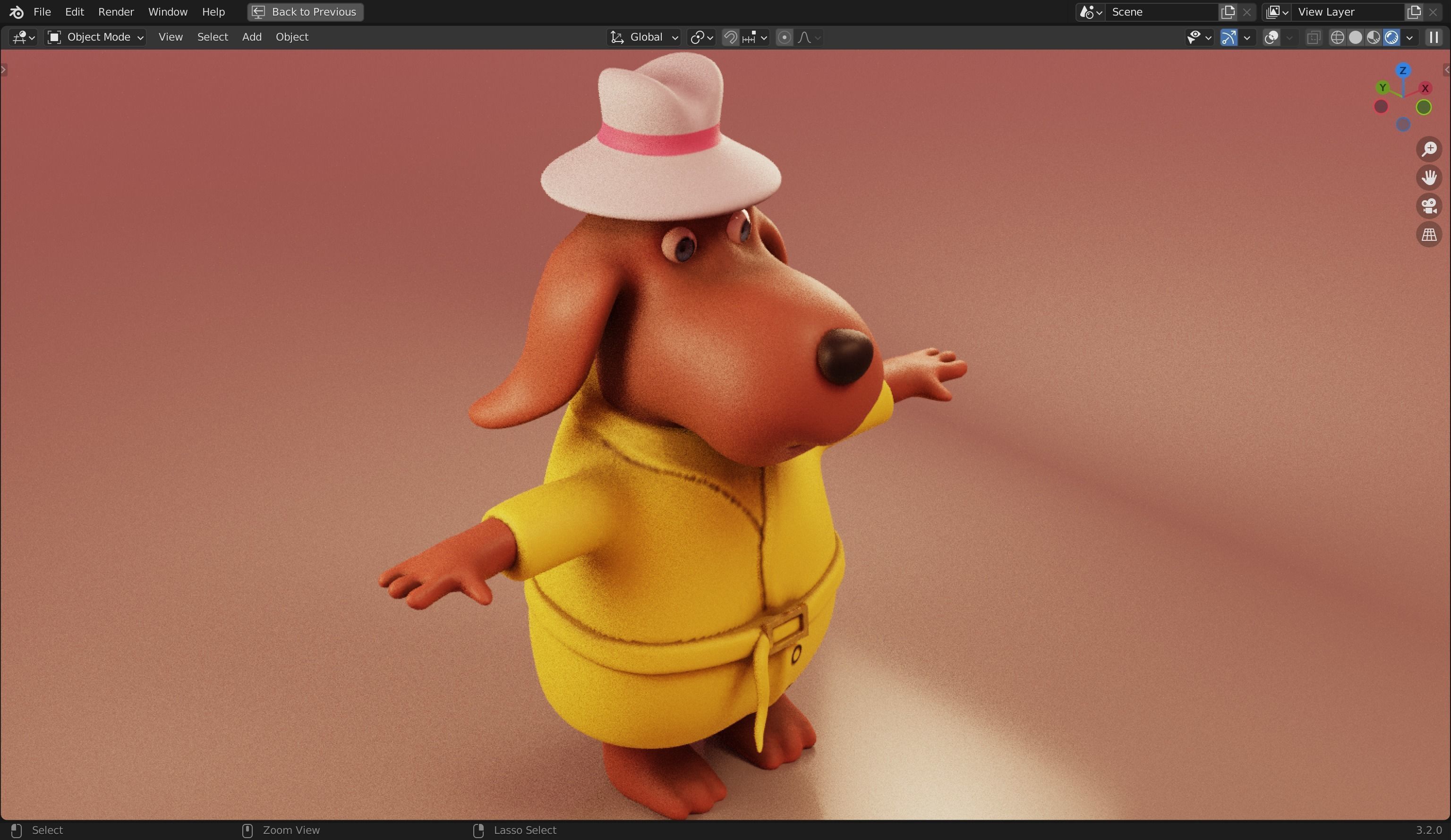 3D model Bloodhound Detective Dog 3D Model VR / AR / low-poly | CGTrader