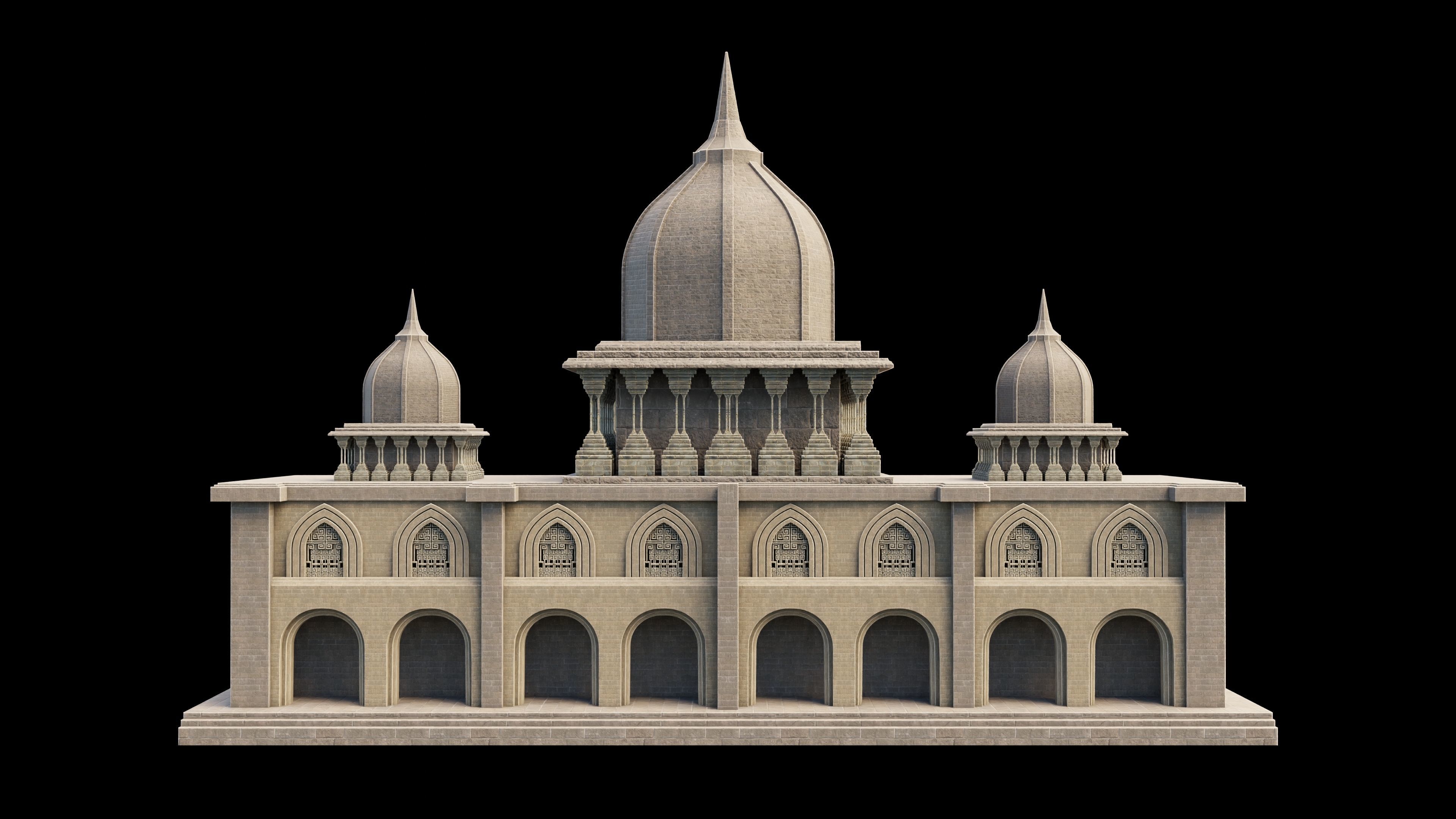 Ancient Temple asset pack 3D model | CGTrader