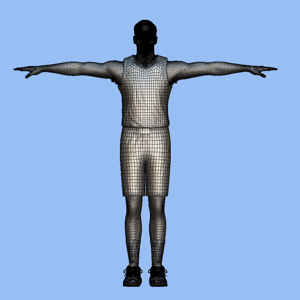 T-Pose rigged Malcolm Brogdon Boston Celtics NBA 3D model animated ...