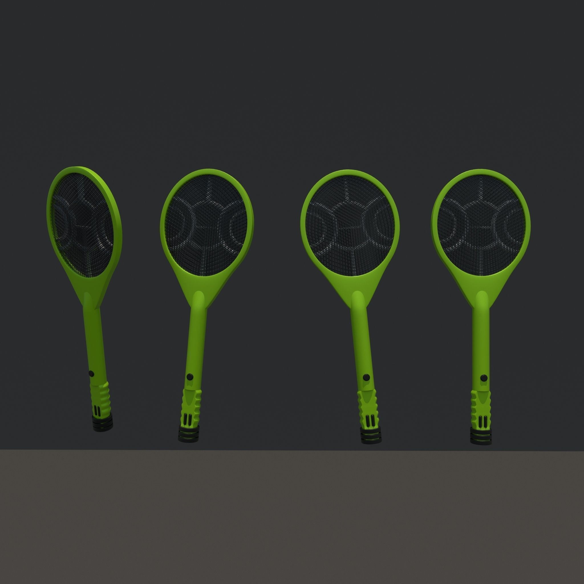 Mosquito Racket free 3D model | CGTrader