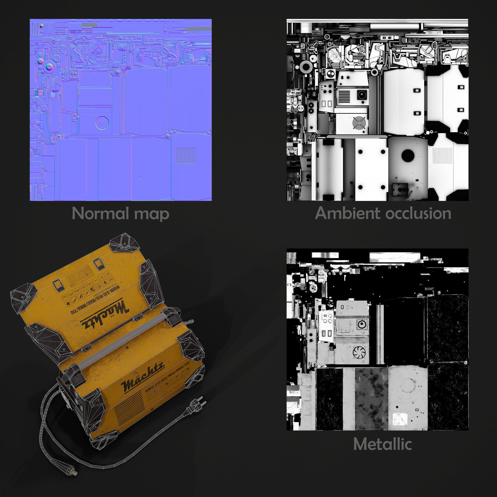 3D model Welding machine VR / AR / low-poly | CGTrader