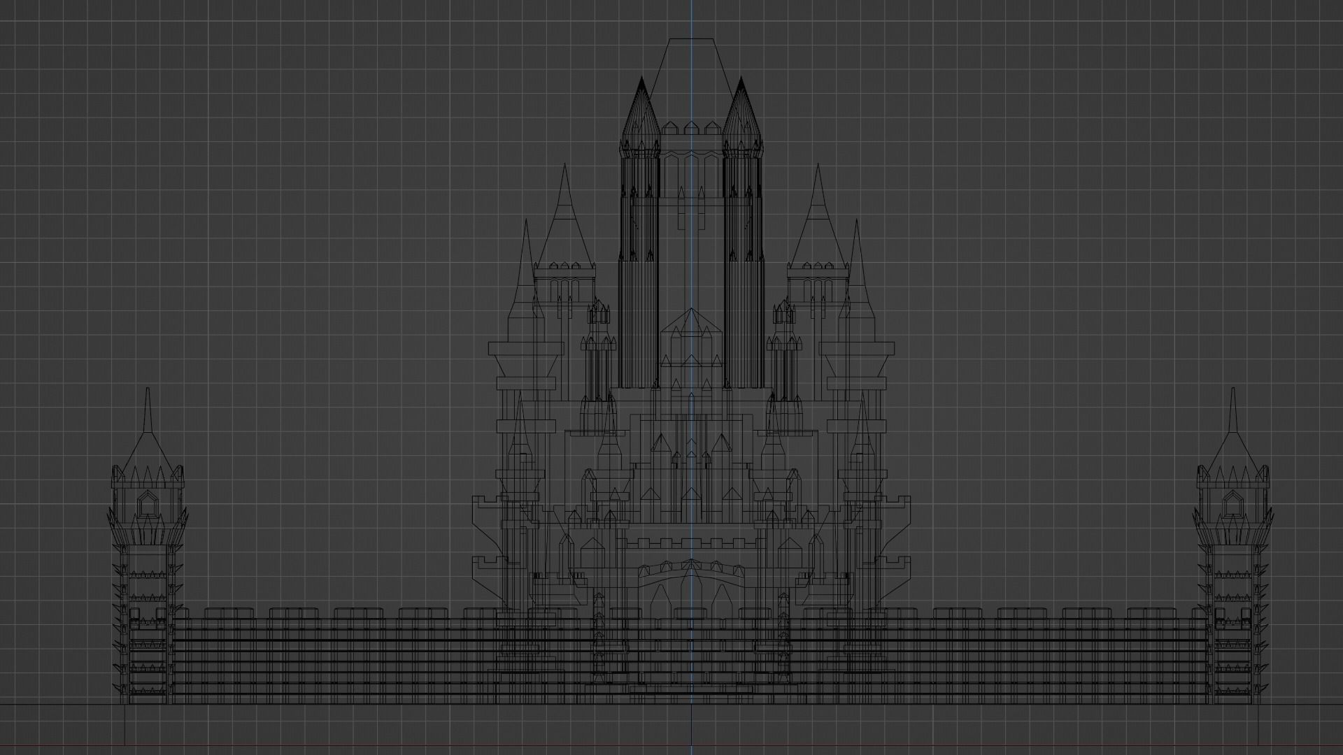 Low Poly Castle free 3D model | CGTrader