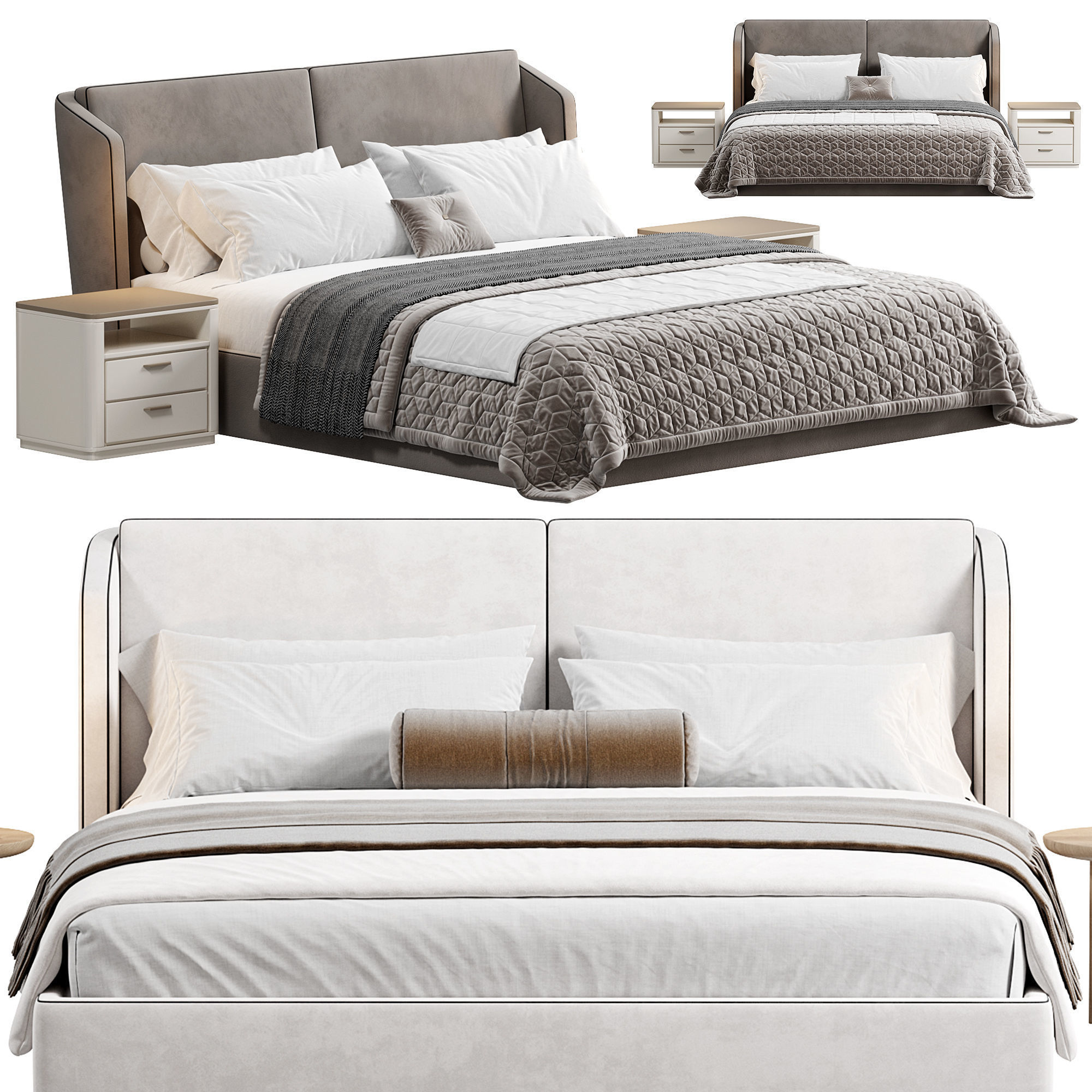 Vesta Bed by Thehighwall 3D model | CGTrader