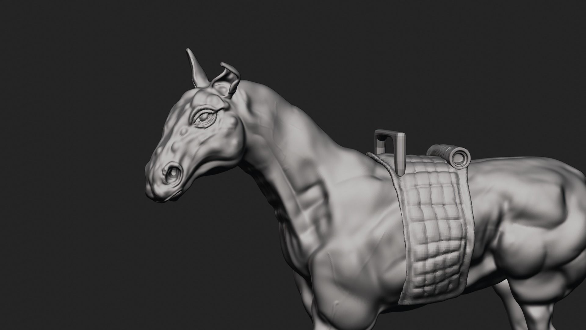3d print horse model 3D model 3D printable | CGTrader