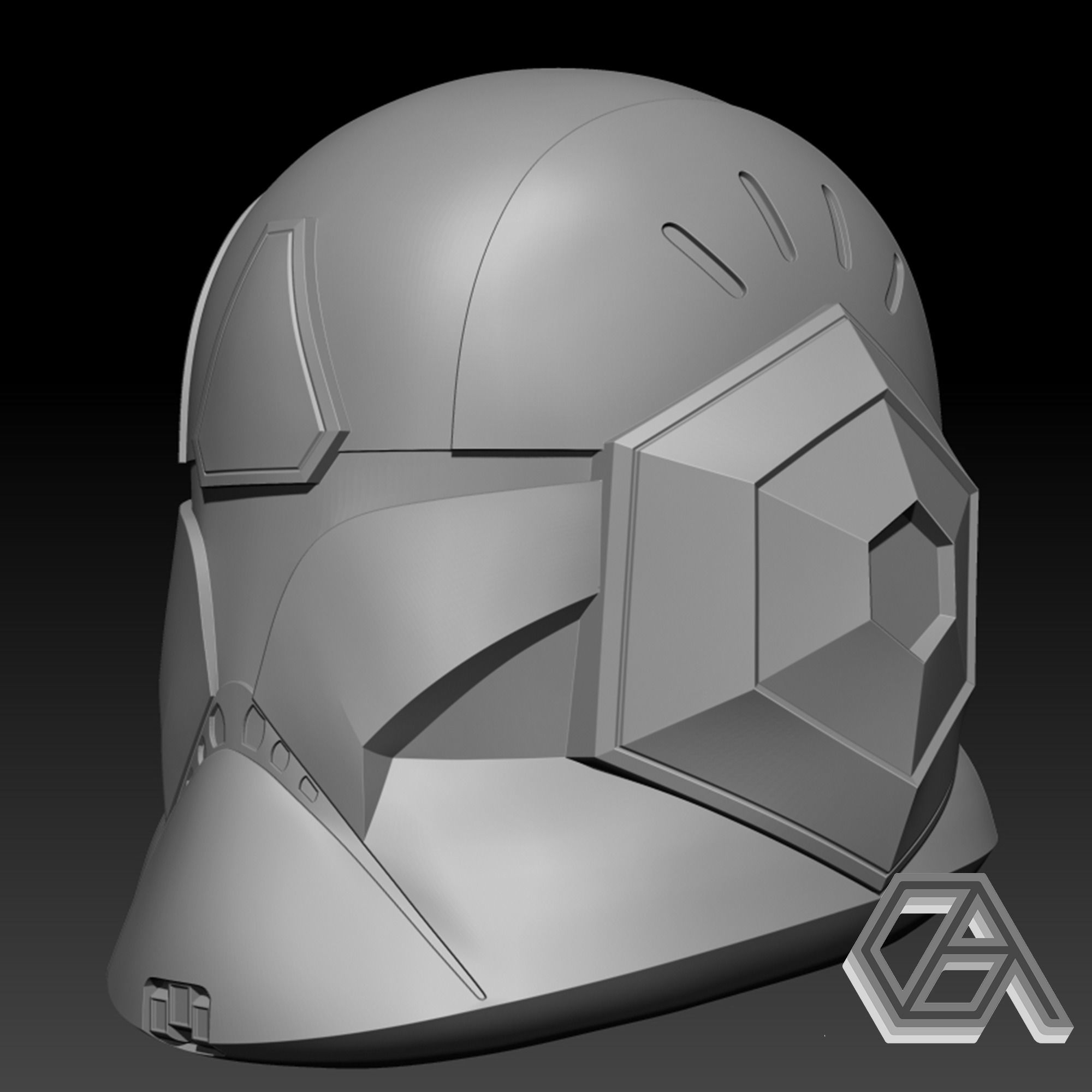 Star Wars - Special Ops Clone Trooper Helmet 3D model 3D printable ...
