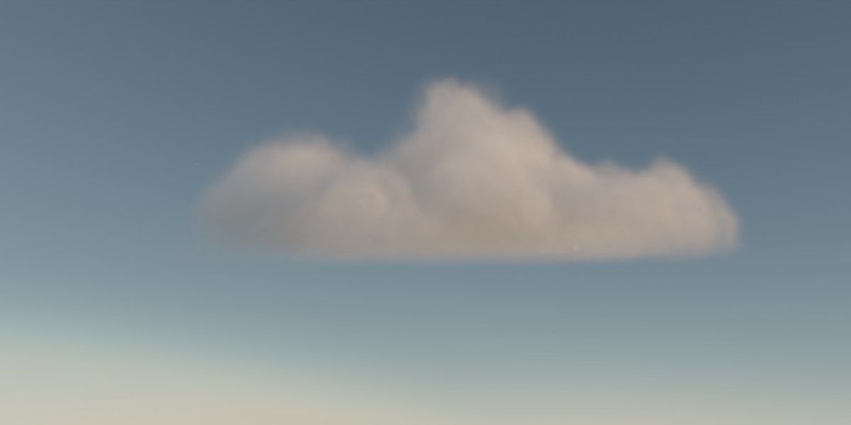 Animated VDB Cumulus Cloud 3D model animated | CGTrader