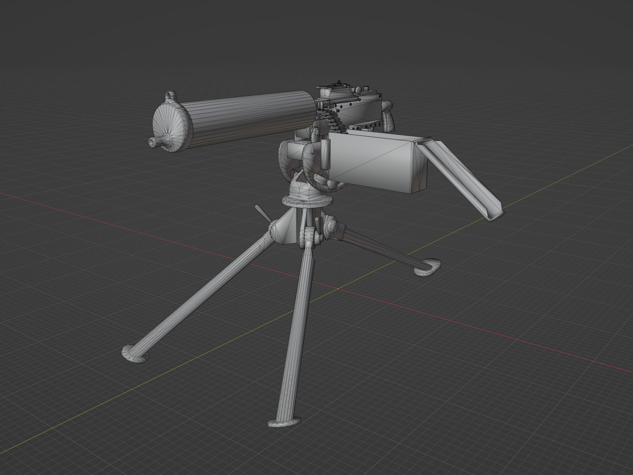 3D model M1917 Browning VR / AR / low-poly | CGTrader