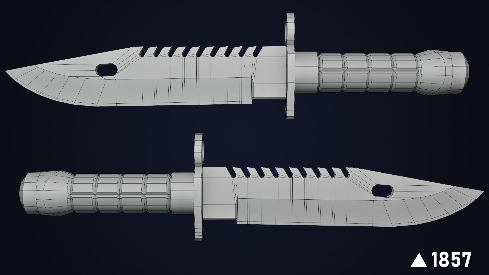 Combat Knifes free VR / AR / low-poly 3D model | CGTrader