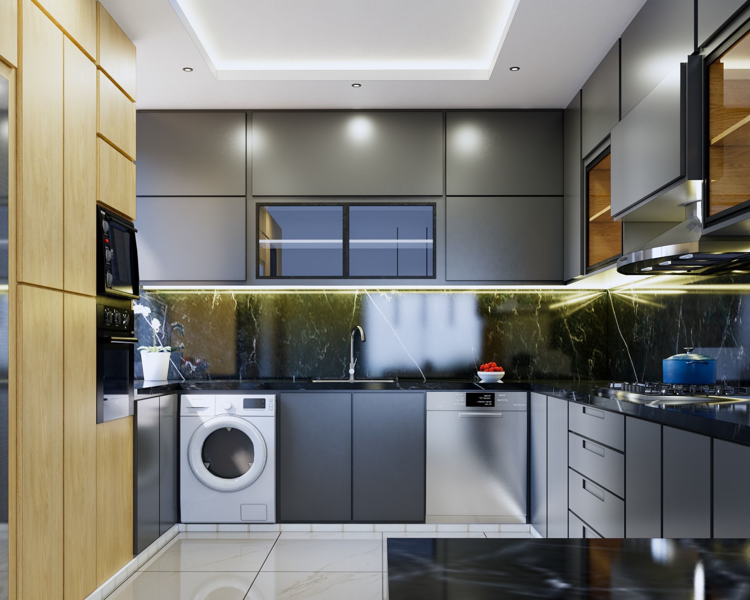 kitchen design sketchup cuisine 3d 3D model animated | CGTrader