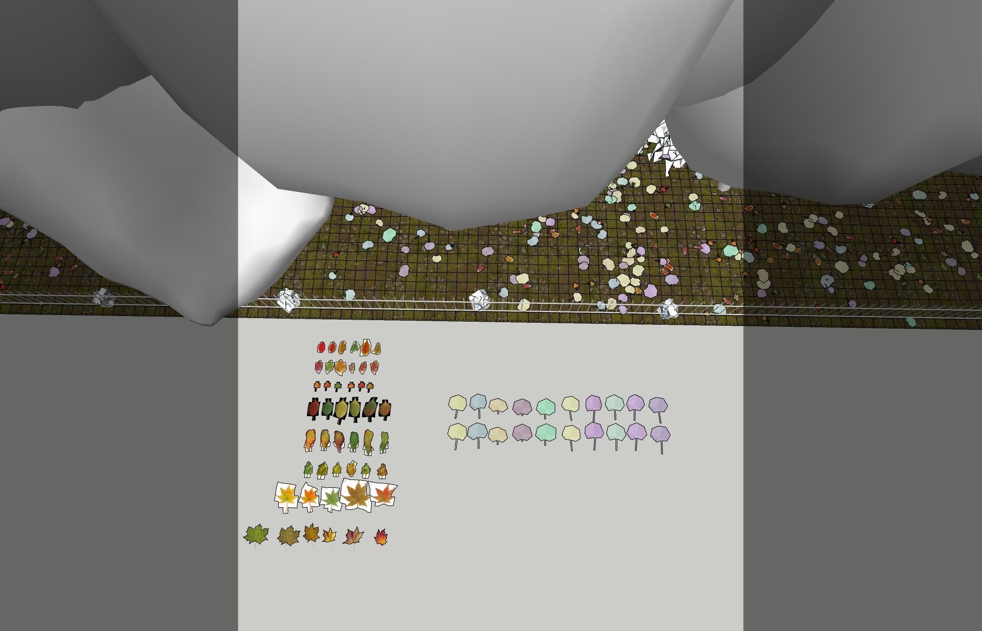 Autumn Road - Full Model Sketchup - V-ray Render 3D model | CGTrader