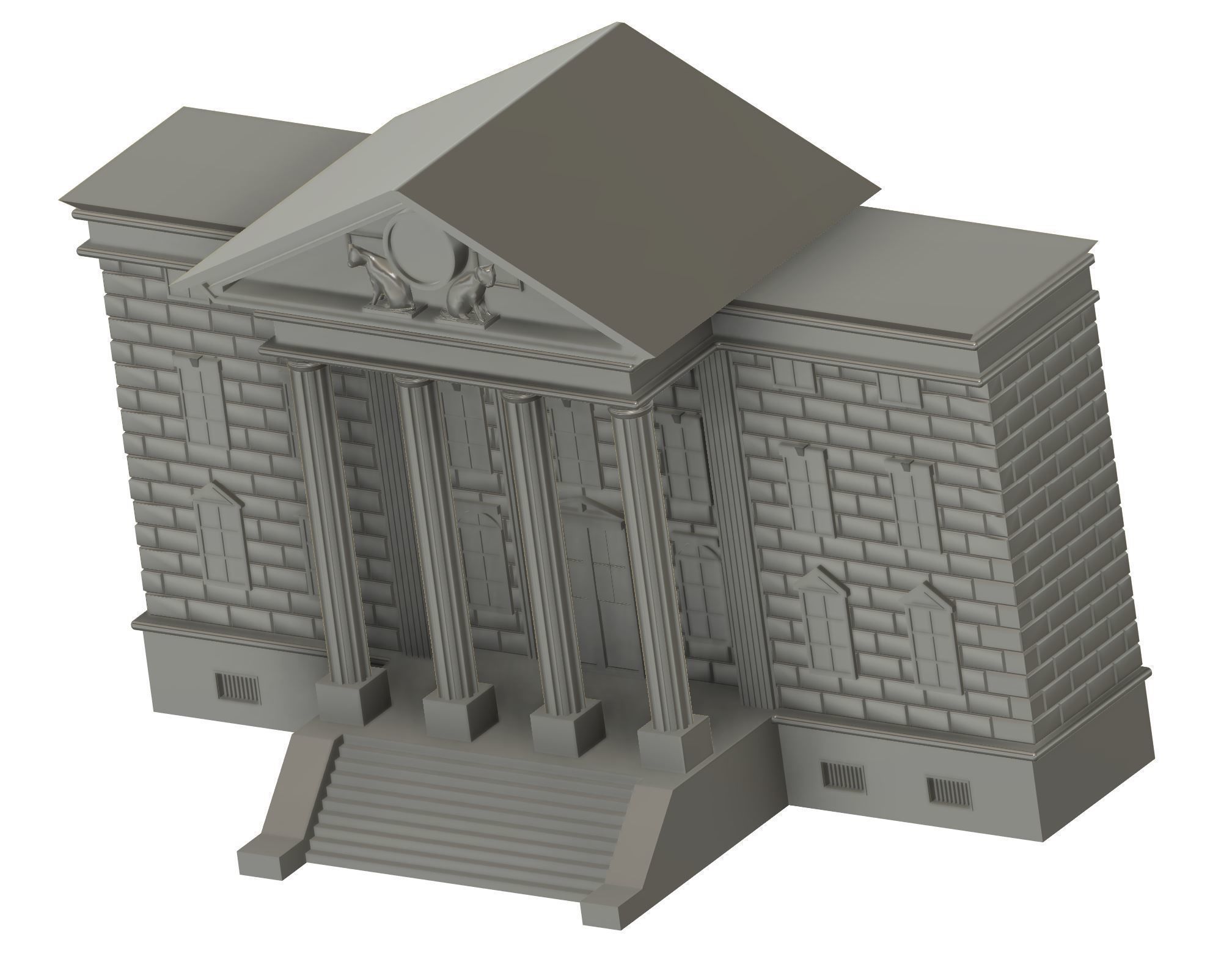 Hill Valley Town Hall Back to the future Movie Kit 3D model 3D ...