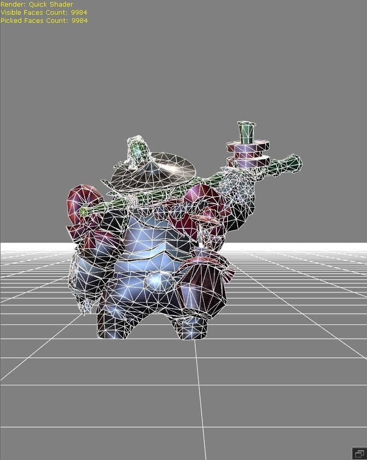 3D model Akai Panda Warrior VR / AR / low-poly | CGTrader