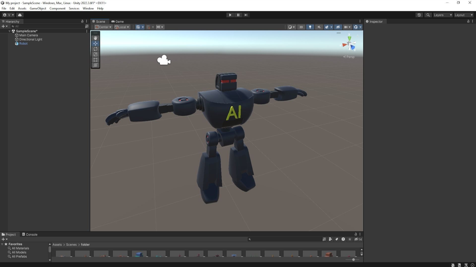 Science fiction space AI robot free 3D model | CGTrader