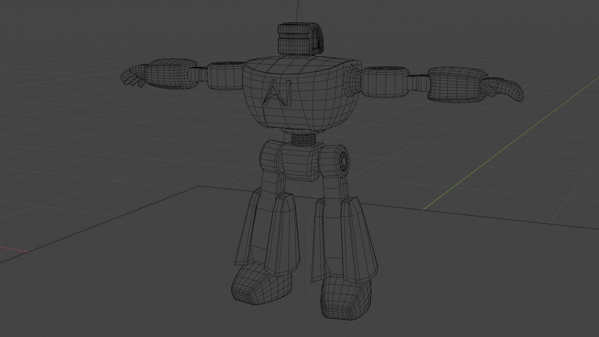 Science fiction space AI robot free 3D model | CGTrader