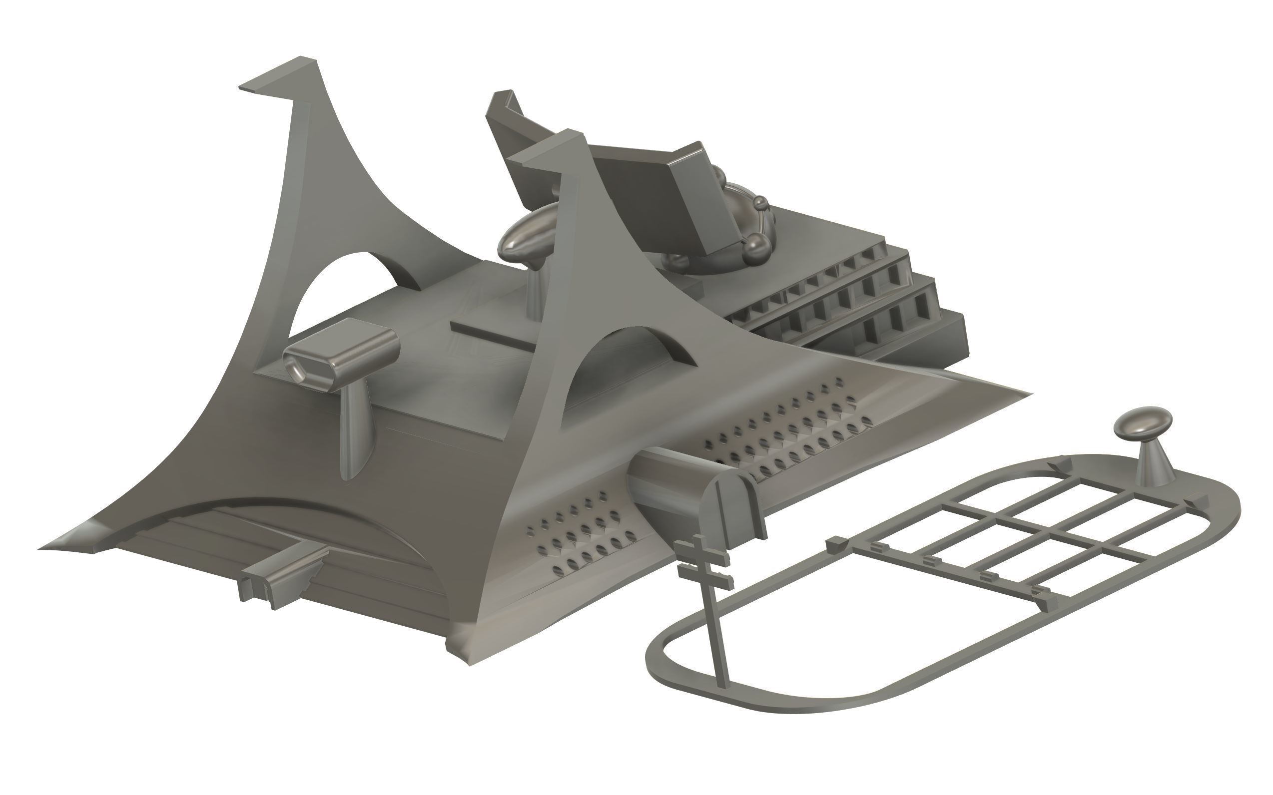 MAZINGER Z BASE PHOTOATOMIC RESEARCH INSTITUTE KIT 3D model 3D ...