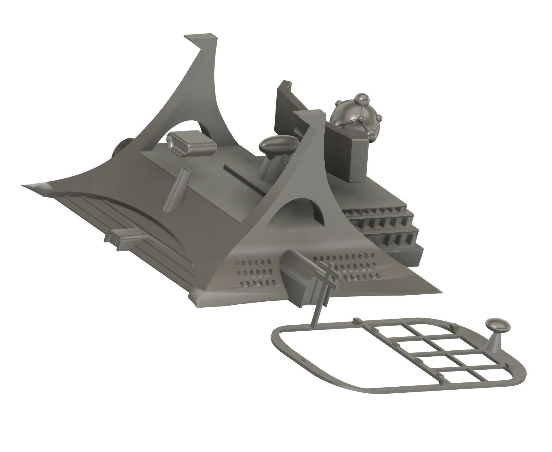 MAZINGER Z BASE PHOTOATOMIC RESEARCH INSTITUTE KIT 3D model 3D ...