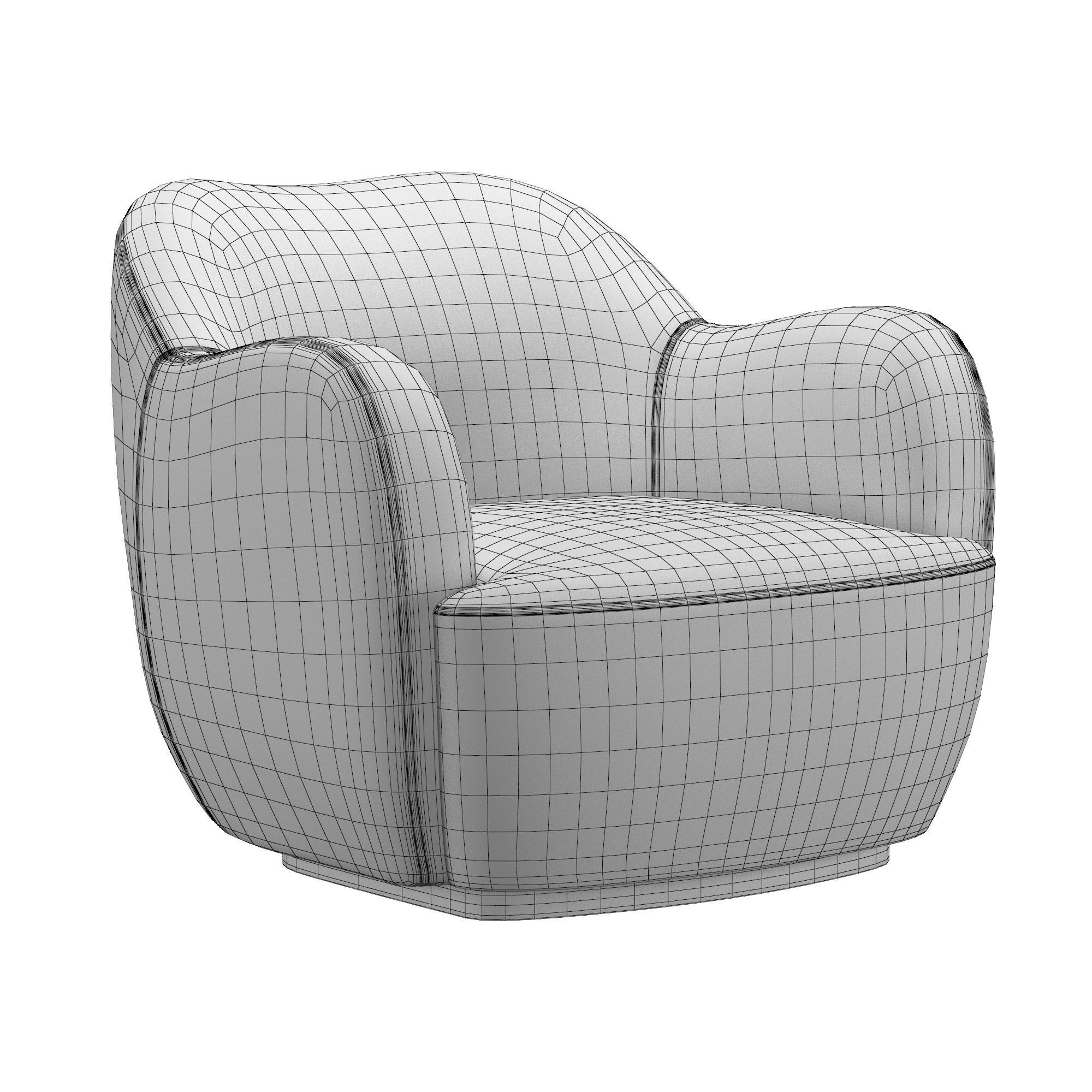 Julius Swivel Chair Surrey Cocoa 3D model | CGTrader