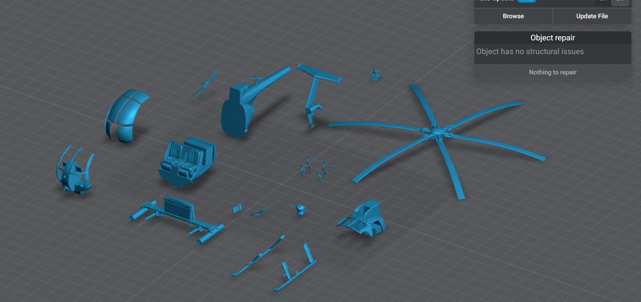 AH6m Little Bird Scale model 3D model 3D printable | CGTrader