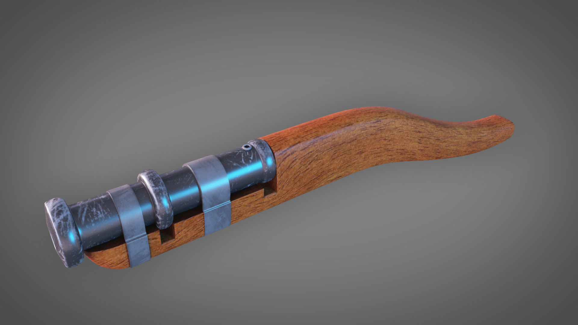 3D model Medieval HandCannon Short Version 3D Model Lowpoly VR / AR ...