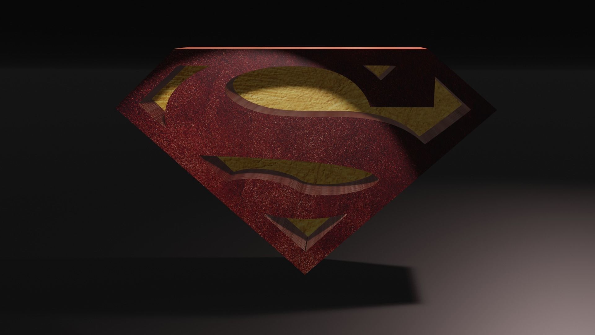 Texture Superman Logo VR / AR / low-poly | CGTrader