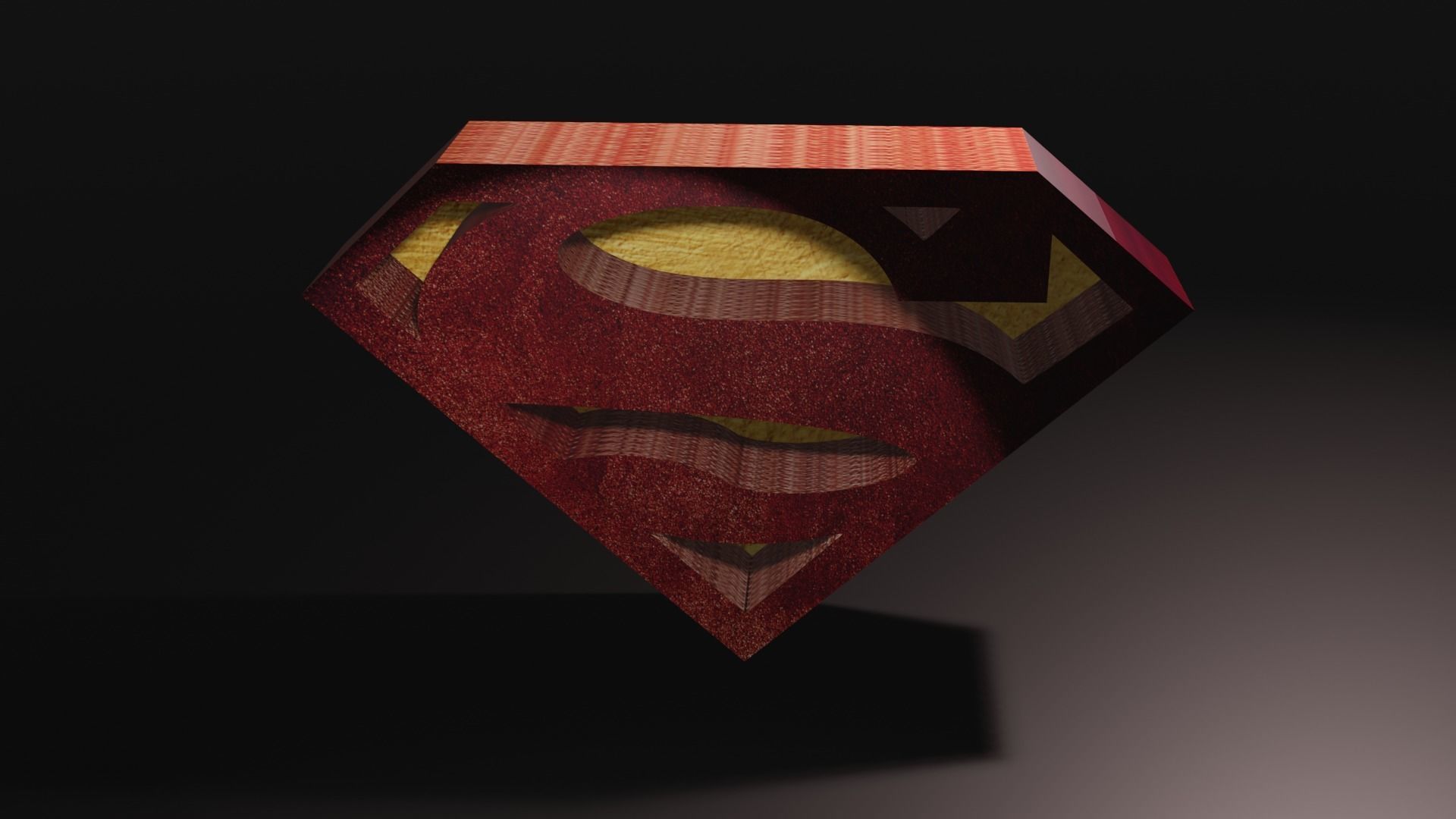 Texture Superman Logo VR / AR / low-poly | CGTrader