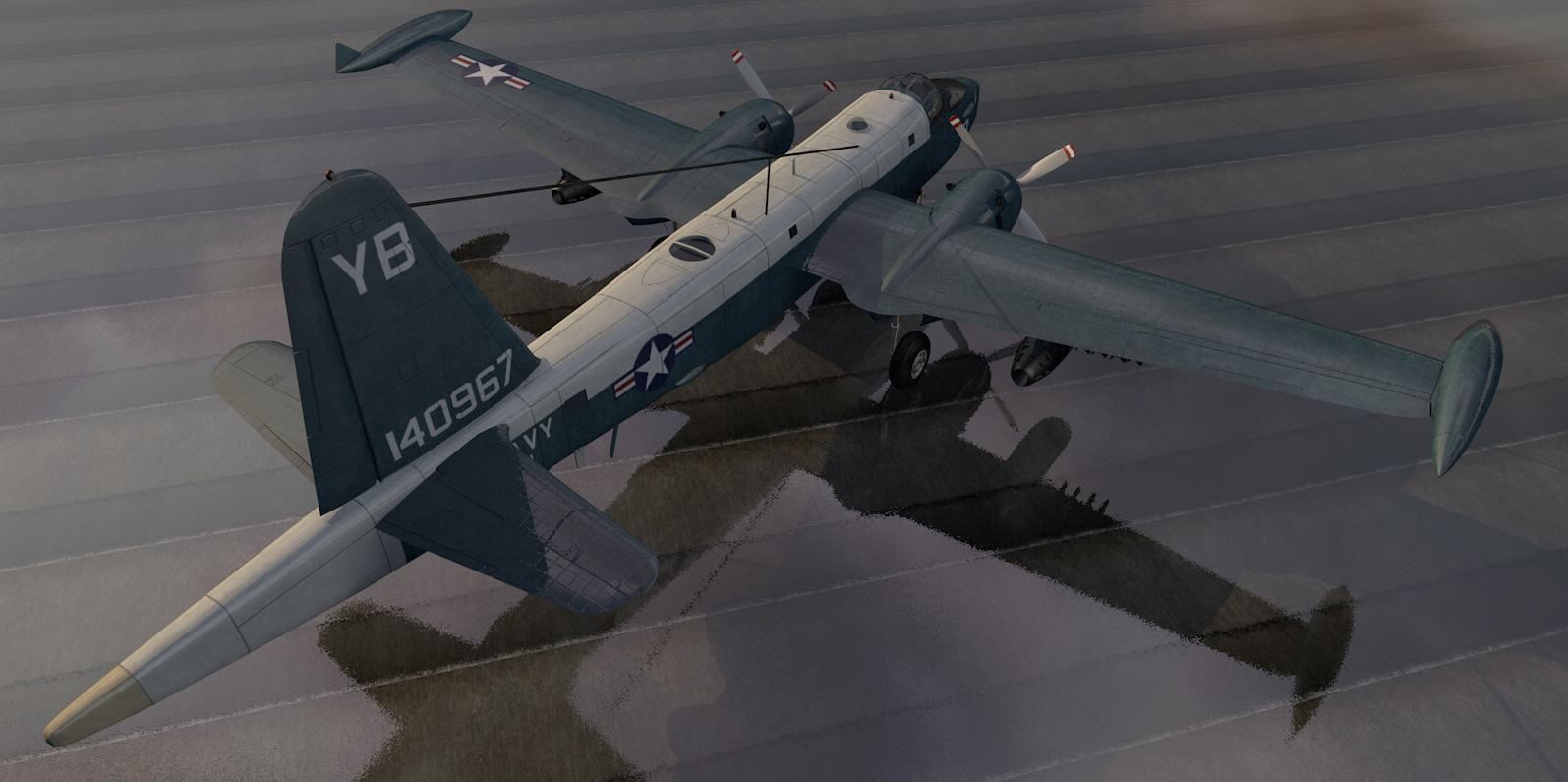 Lockheed P2V-7 Neptune - SP-2H 3D model | CGTrader