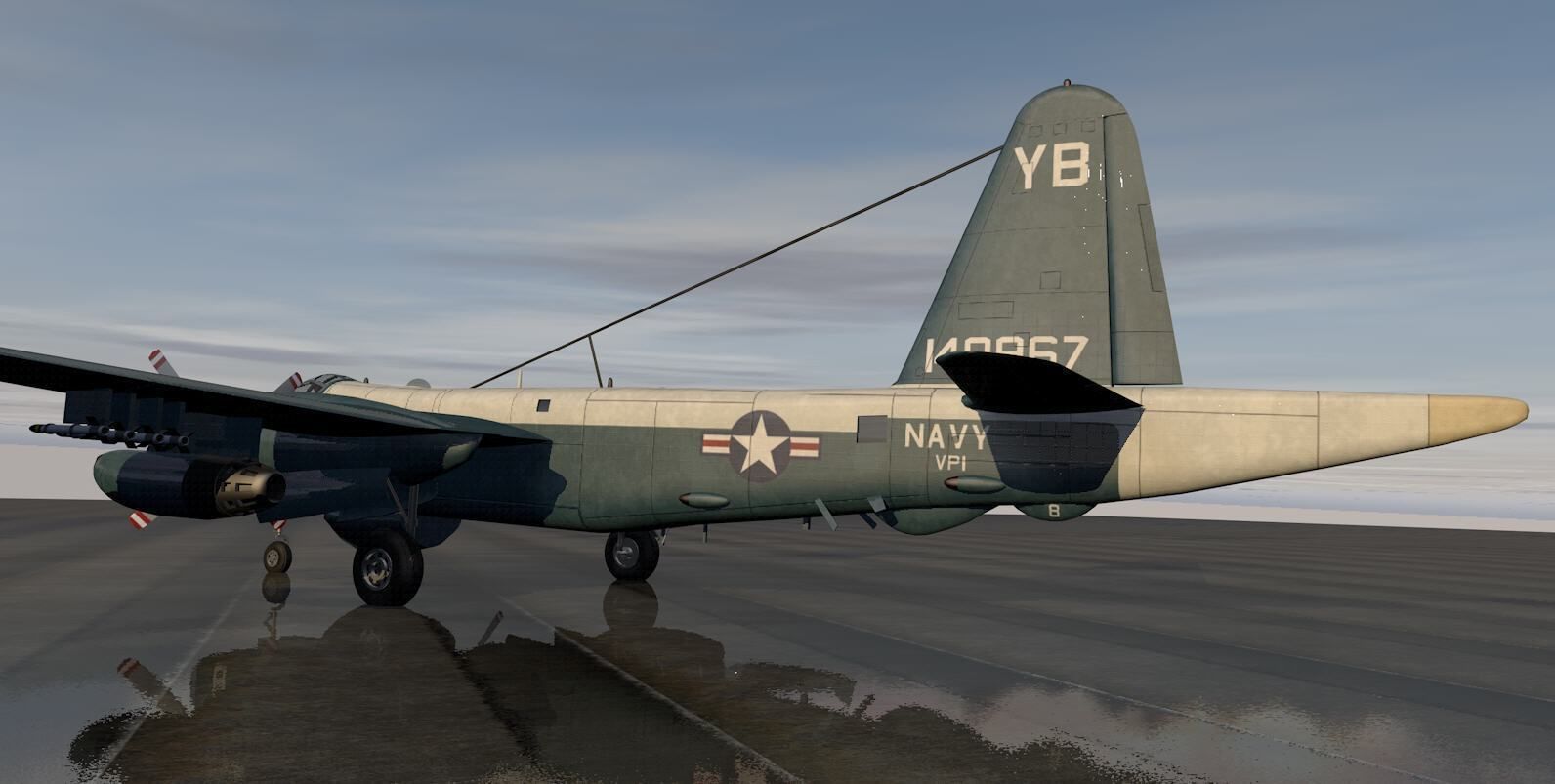 Lockheed P2V-7 Neptune - SP-2H 3D model | CGTrader