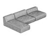 Milo sofa Modular B 3D model | CGTrader