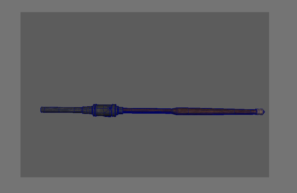 3D model Medieval HandCannon Long handle Version 3D Model Lowpoly VR ...