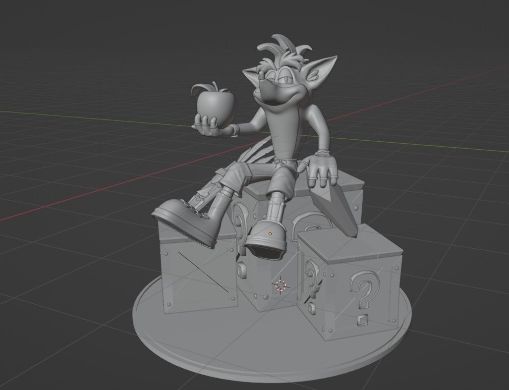 CRASH BANDICOOT 3D model 3D printable | CGTrader