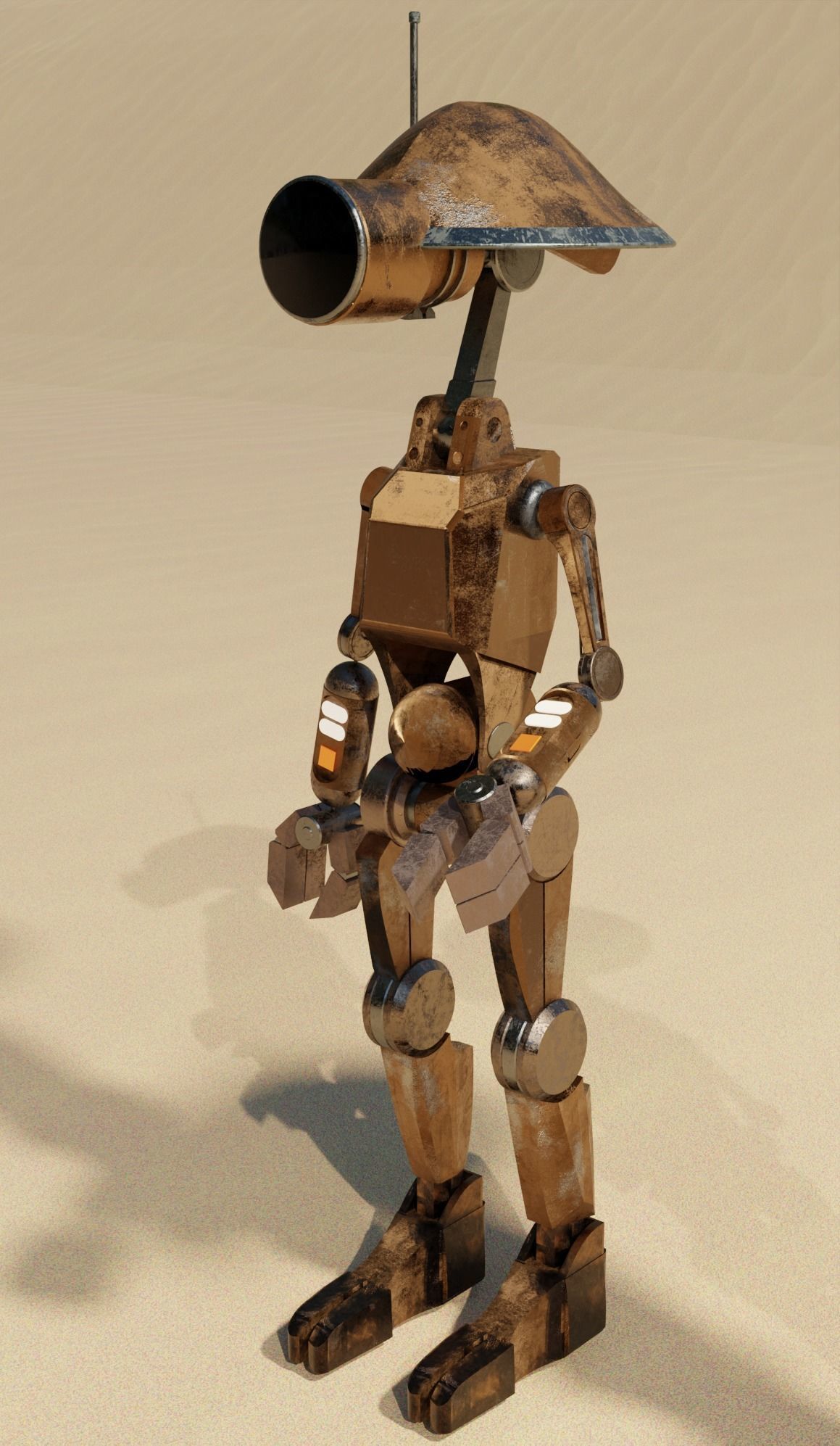 Star Wars mechanic droid free 3D model | CGTrader