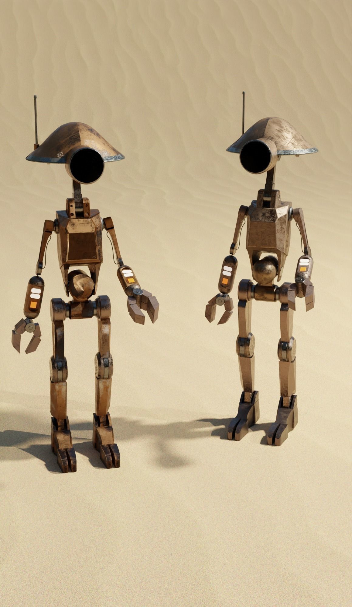 Star Wars mechanic droid free 3D model | CGTrader